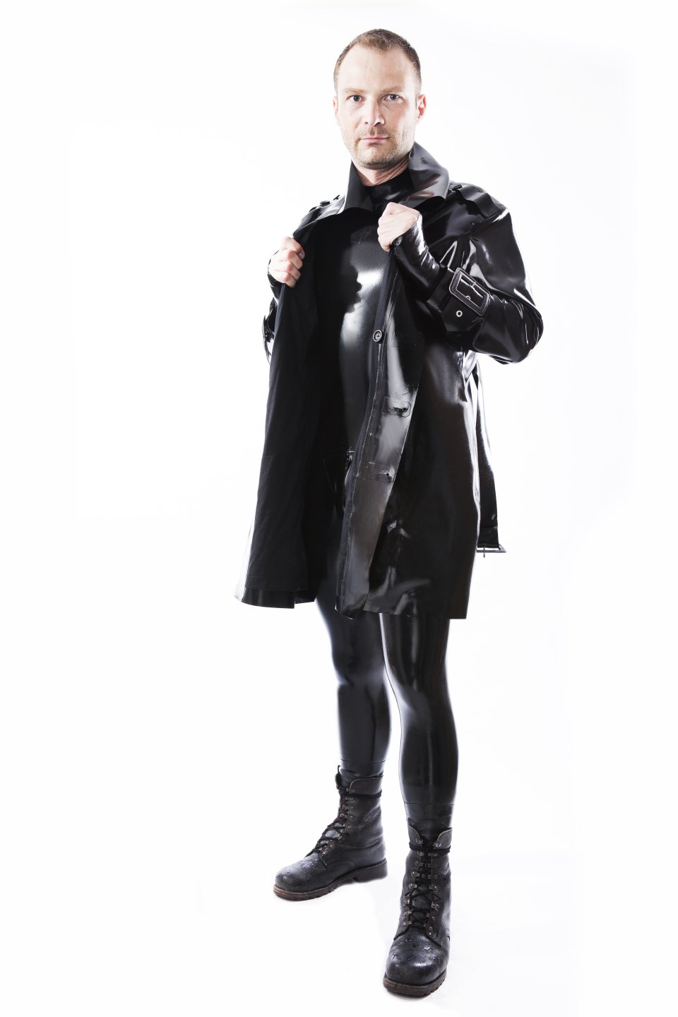 Latexmantel Tom K auf Maß geschneidert bis 2mm
