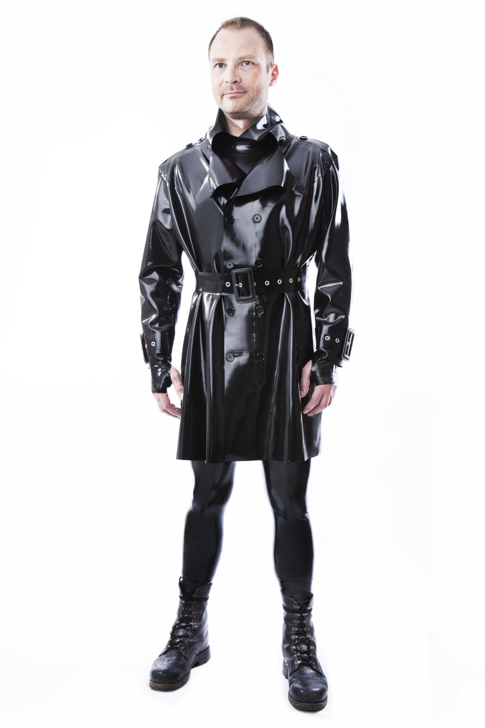 Latexmantel Tom K auf Maß geschneidert bis 2mm